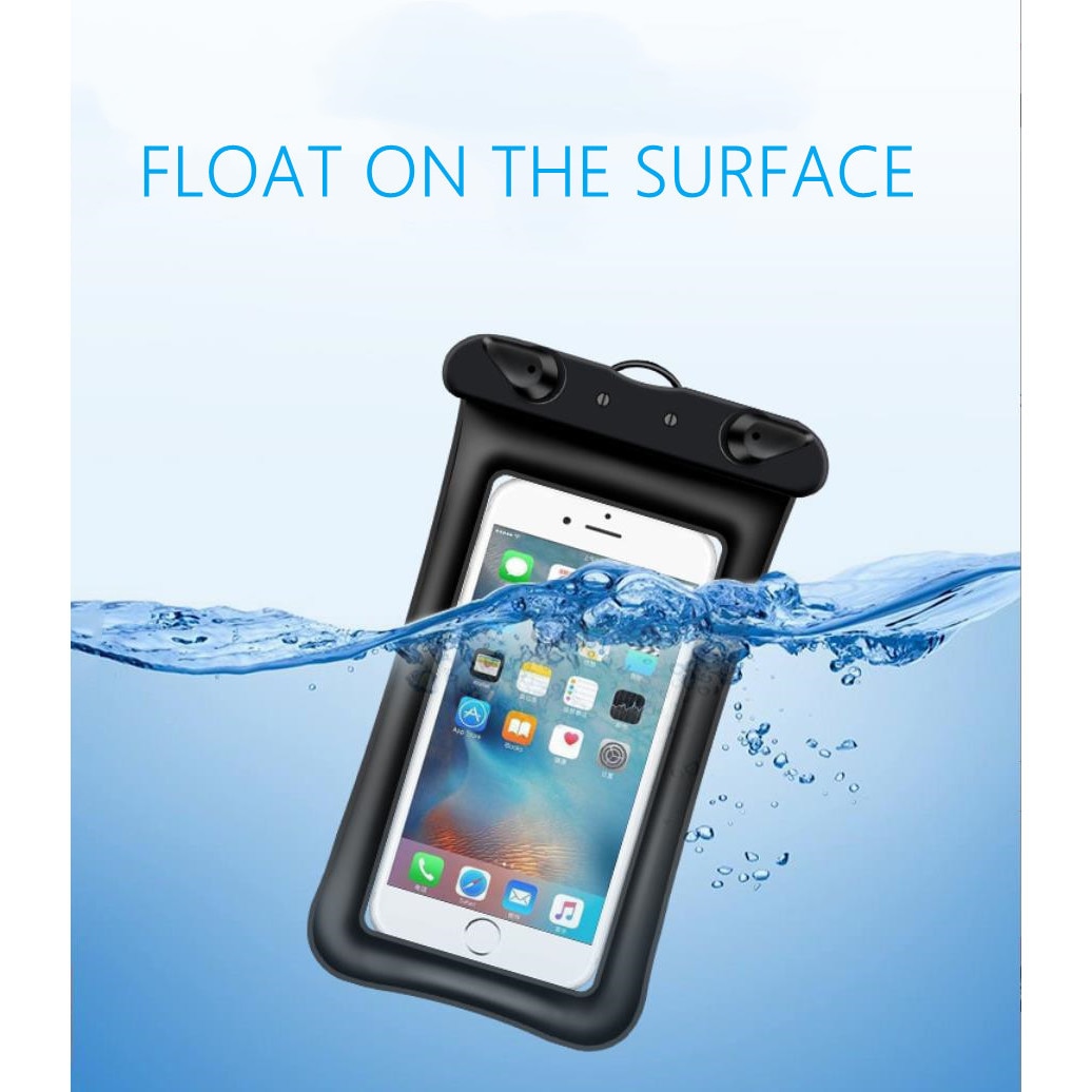 Husa subacvatica Parafasa, 6.5 inch, Poliuretan termoplastic, Negru ...