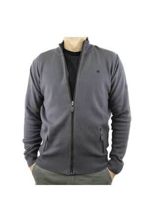 Cardigan tricotat barbati, Dors, Bumbac, Gri, L - eMAG.ro