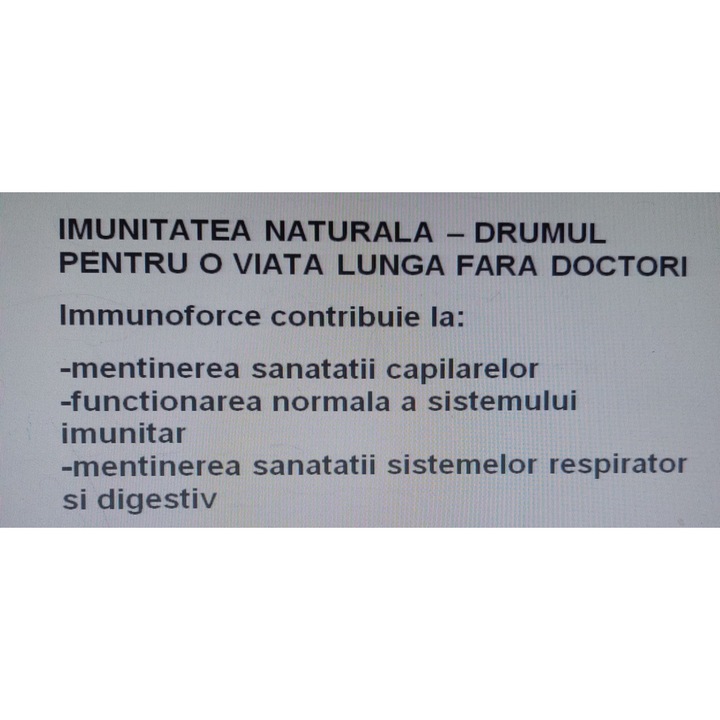 Set 6 suplimente alimentare, Immunoforce Canadian Sweet Extract, 200 ml ...