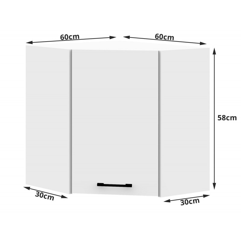 Corp superior de colt, Akord Furniture Factory, 1 usa, 60 x 58 x 30 cm ...