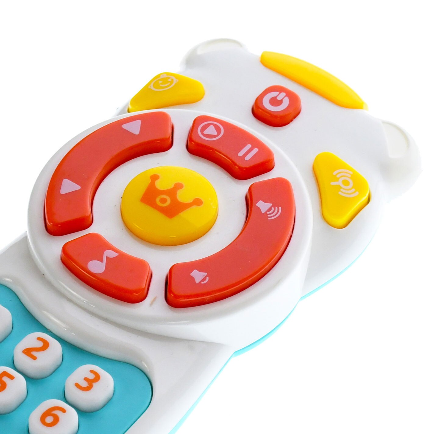 Telecomanda de jucarie, interactiva cu 17 butoane, sunete si luminite ...