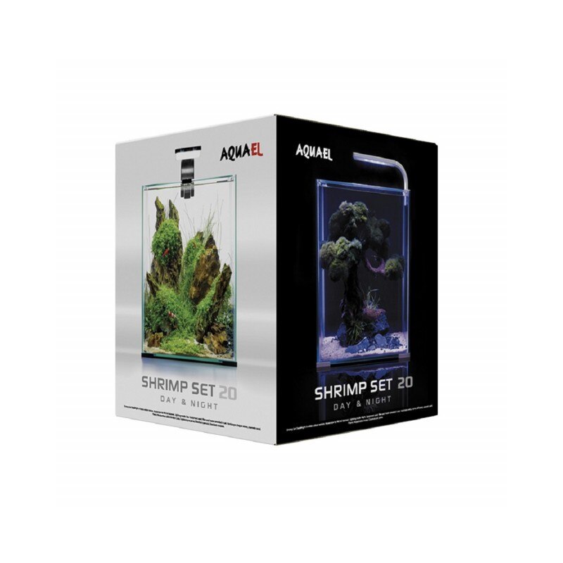 Acvariu Aquael shrimp smart day&night 20 L - eMAG.ro