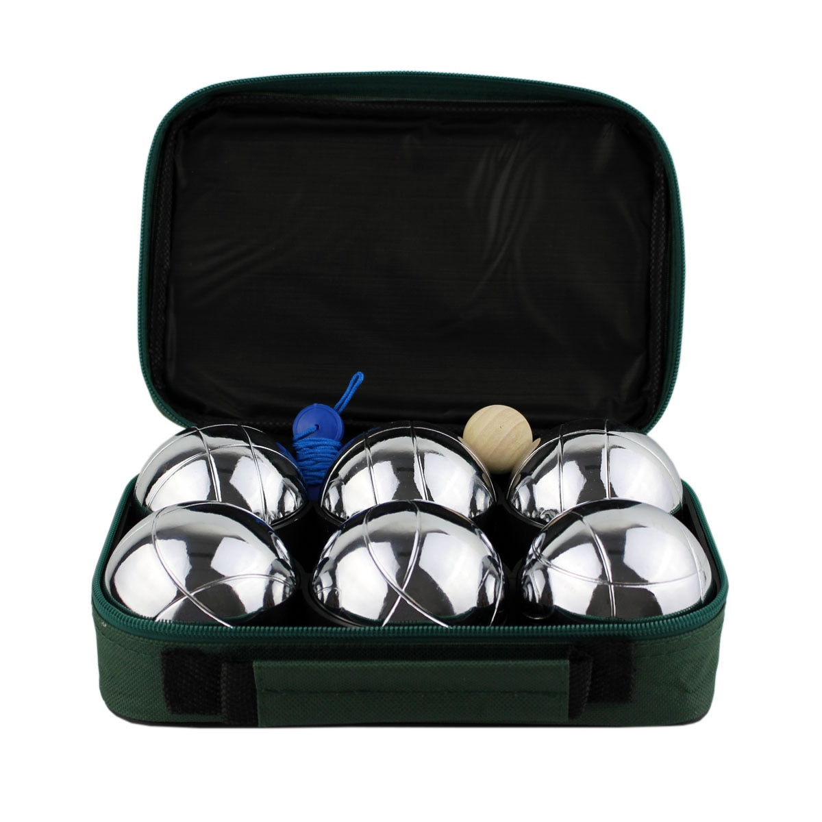 Set de petanque, 6 bile, argintiu, Master MAS-B046 - eMAG.ro