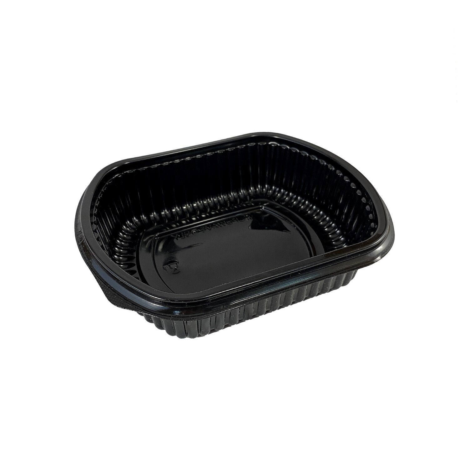 Комплект 50 части, гювеч, овален, с прозрачен капак, черен, PP 1000 cc ...