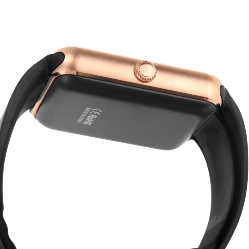 SMARTWATCH GT08 GOLD, SIM, BLUETOOTH, Капацитивен сензорен екран 1.54 ...