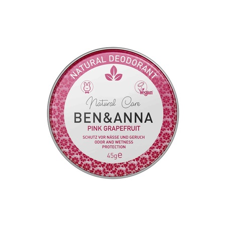 Crema deodoranta naturala Pink Grapefruit Ben&Anna, 45 gr - eMAG.ro