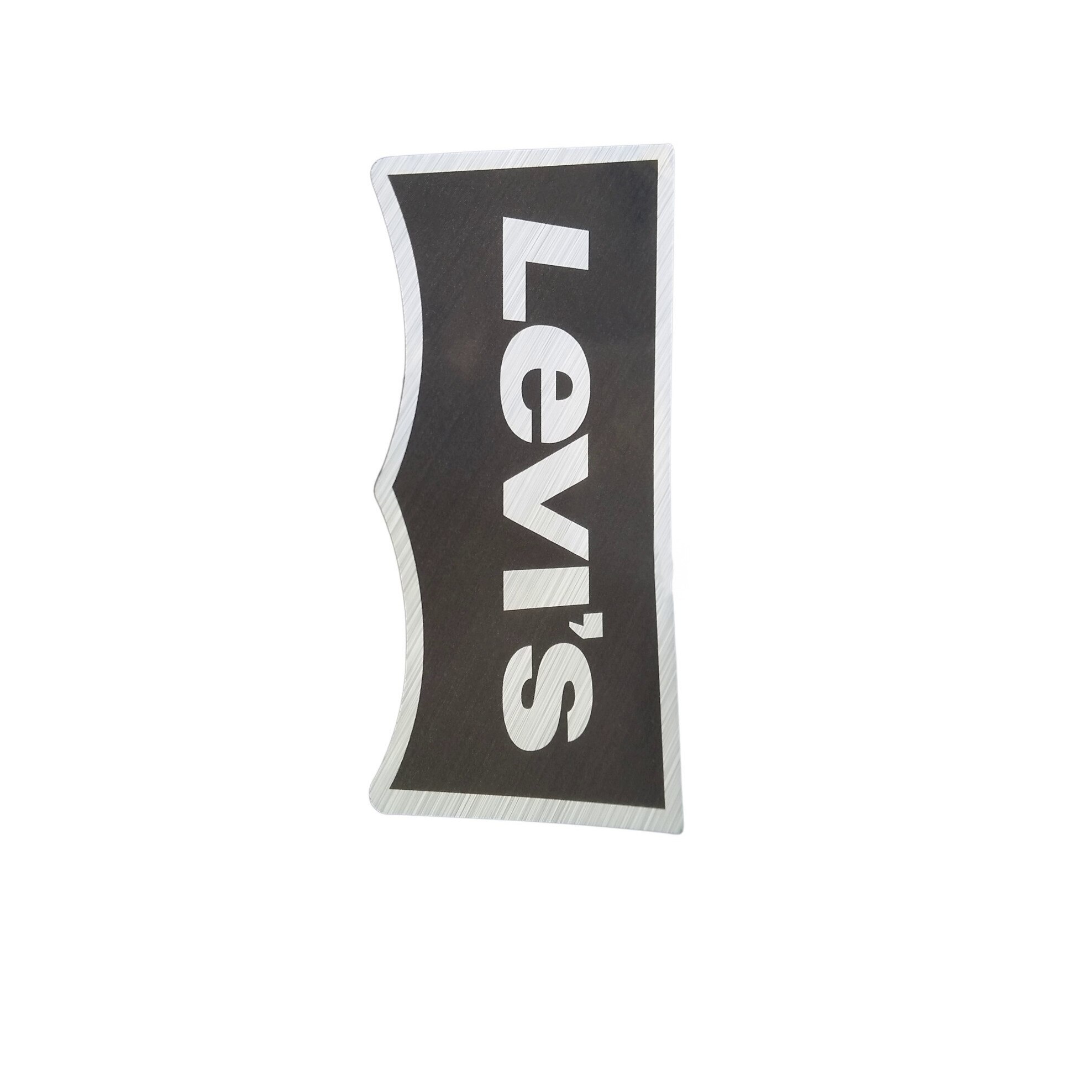 Sticker Levi's Metalic, 9cmx5cm, pentru lipit pe Auto, Moto, Laptop ...