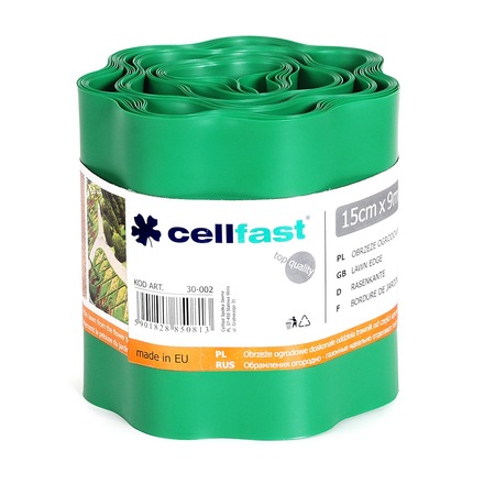 Separator gazon Cell Fast plastic verde deschis 15 cm x 9 m - eMAG.ro
