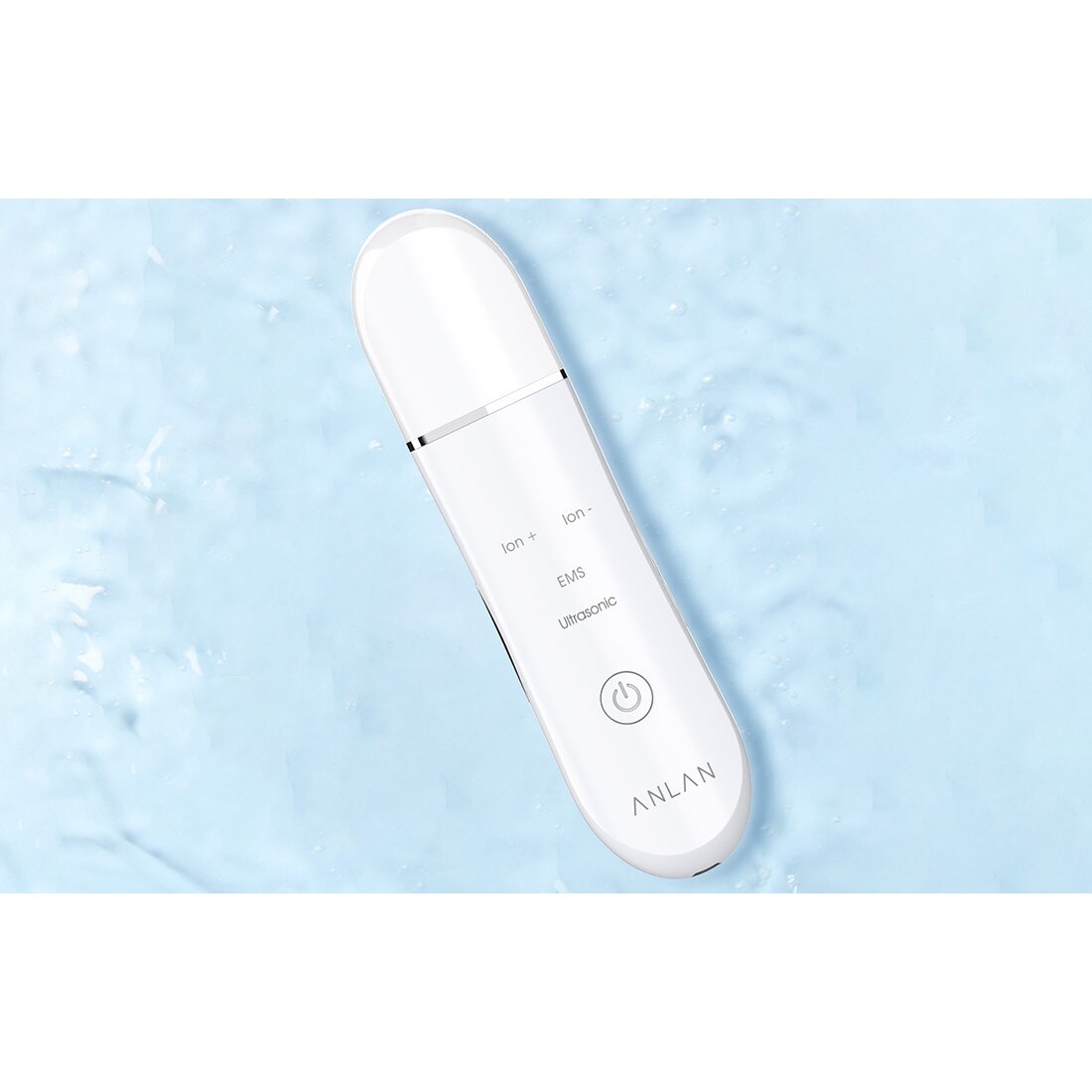 Шпатула ANLAN за лице, Йонизираща, Ултразвукова, Бял - eMAG.bg