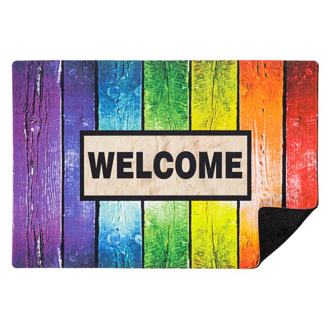Yana Bejárati szőnyeg, Welcome modell, többszínű, 60 cm x 40 cm - eMAG.hu
