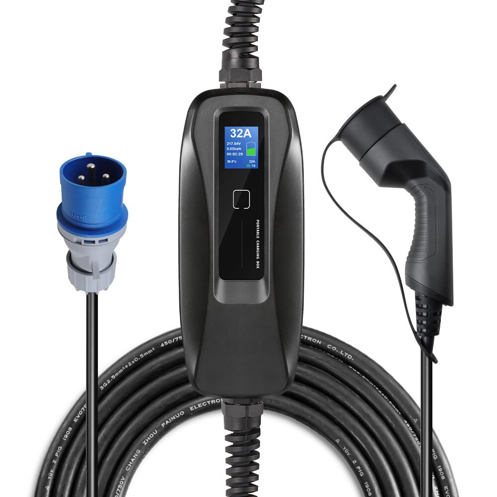 Cablu incarcare vehicule electrice, Morec, CEE, 16/24/32A, 3.6/5.5/7 ...