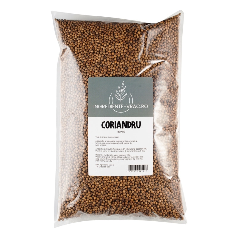 Coriandru boabe, Ingrediente vrac, 100 g - eMAG.ro