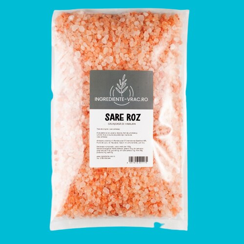 Sare roz de Himalaya, grunjoasa, 1kg - eMAG.ro
