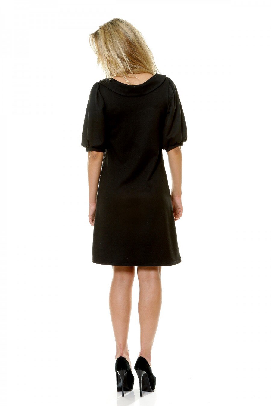 Rochie guler barcuta pictata, L - eMAG.ro