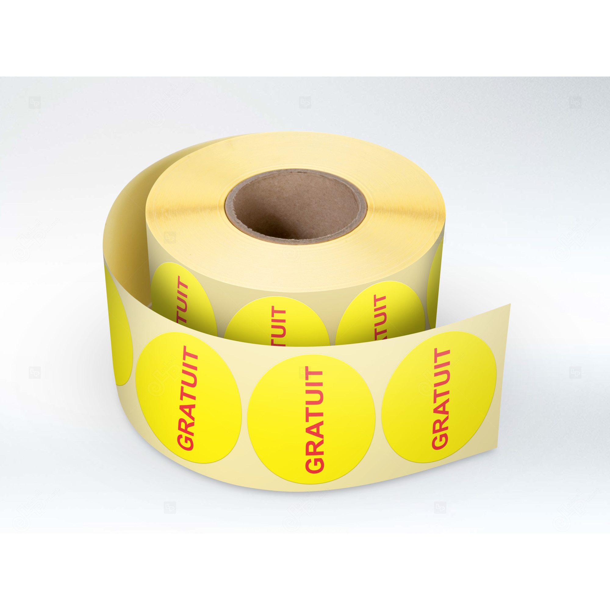Rola etichete autoadezive personalizate "GRATUIT", diametru 40 mm, 1000 ...