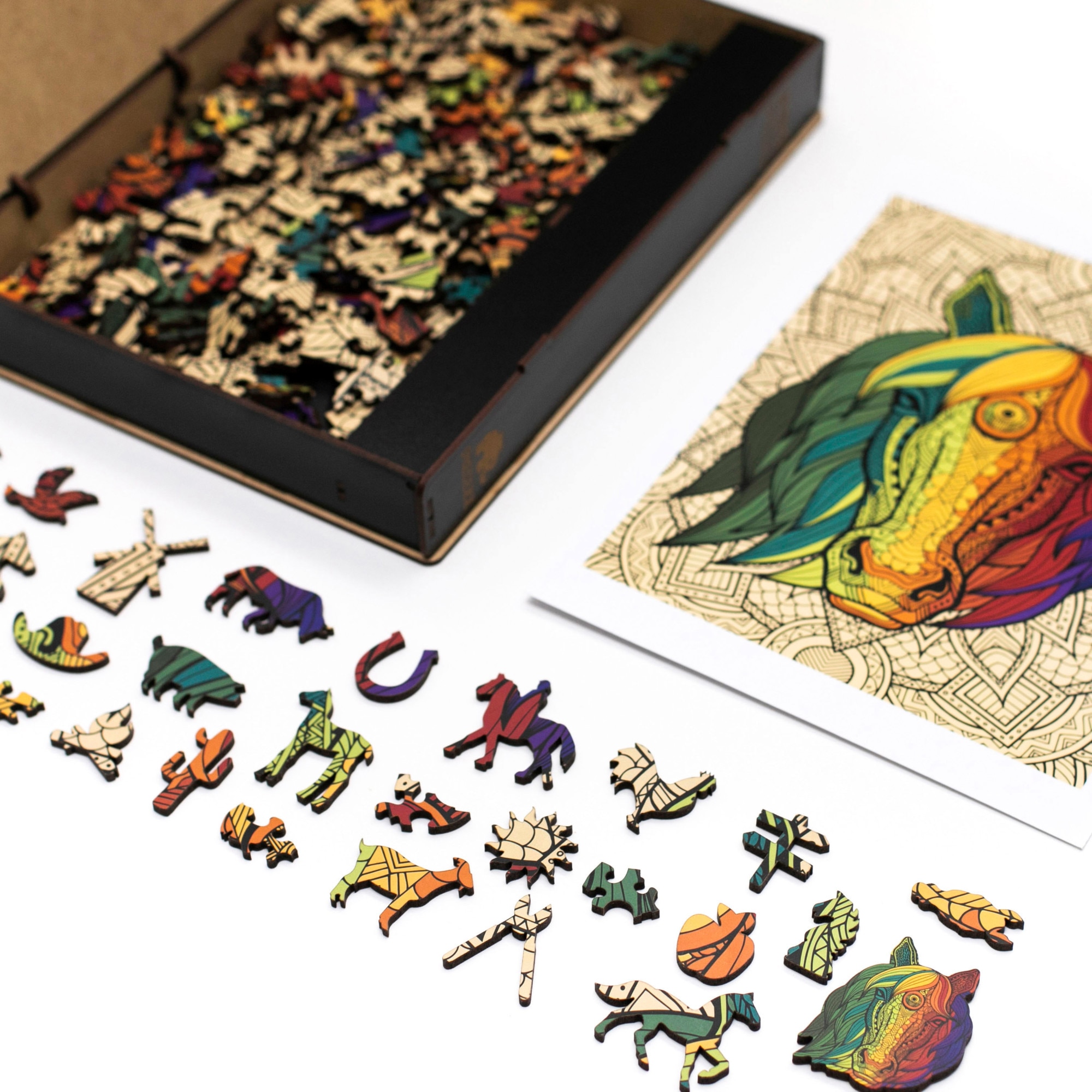 Puzzle din lemn eco Cal 250 piese, pentru adulti si copii. Puzzle lemn ...