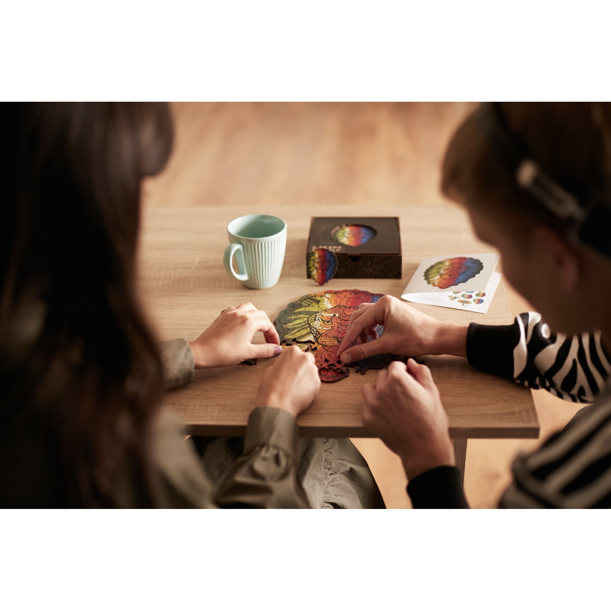 Puzzle din lemn eco Cal 70 piese, pentru adulti si copii. Puzzle lemn ...