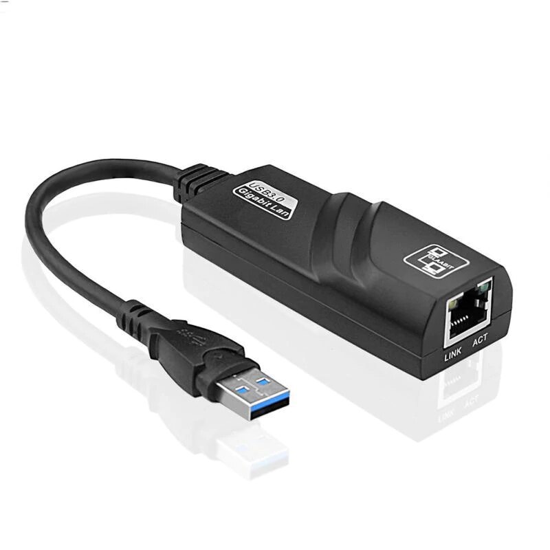 Placa de retea, USB 3.0 - Ethernet RJ45, Negru - eMAG.ro