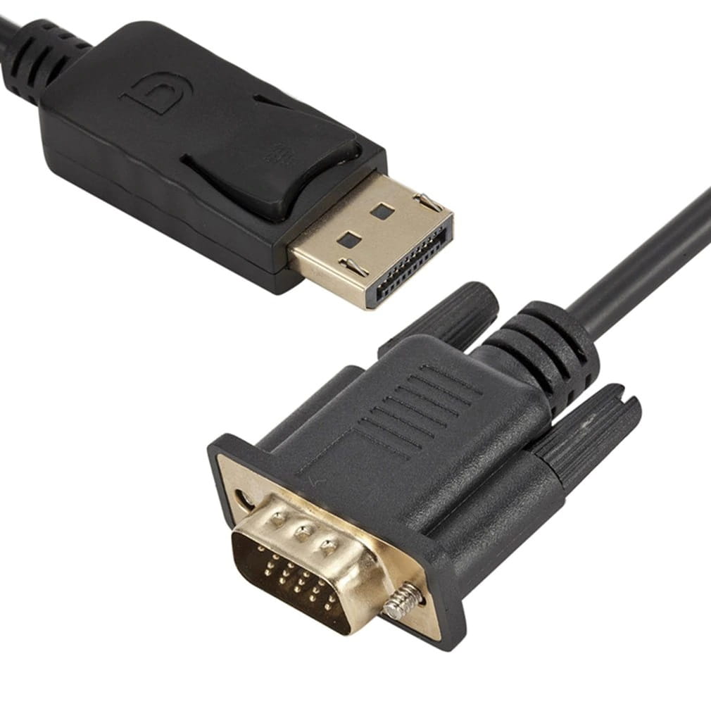 Cablu adaptor, DisplayPort - VGA, 1.8 m, Negru - eMAG.ro