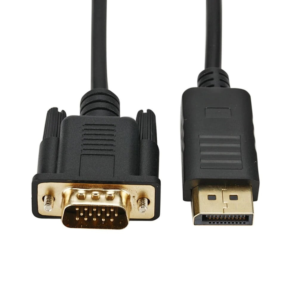 Cablu adaptor, DisplayPort - VGA, 1.8 m, Negru - eMAG.ro