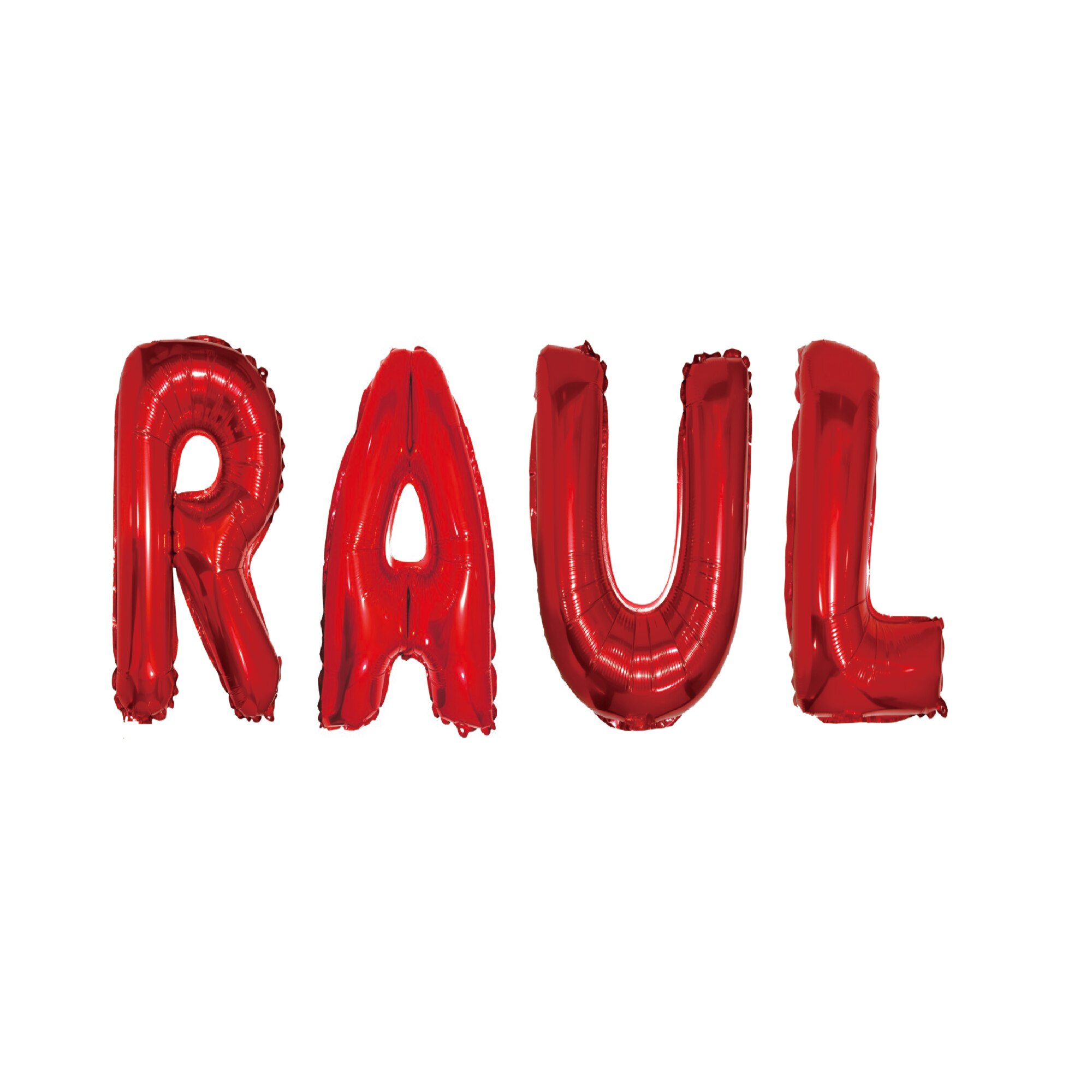 Комплект балон Raul Name, червен, 40 см - eMAG.bg