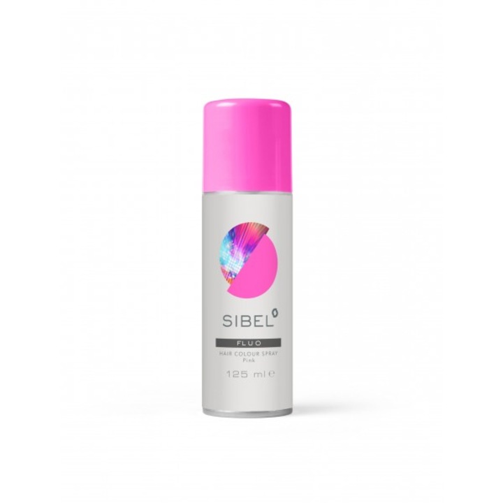 Spray colorant pentru par roz 125 ml, Sibel Fluo Pink - eMAG.ro