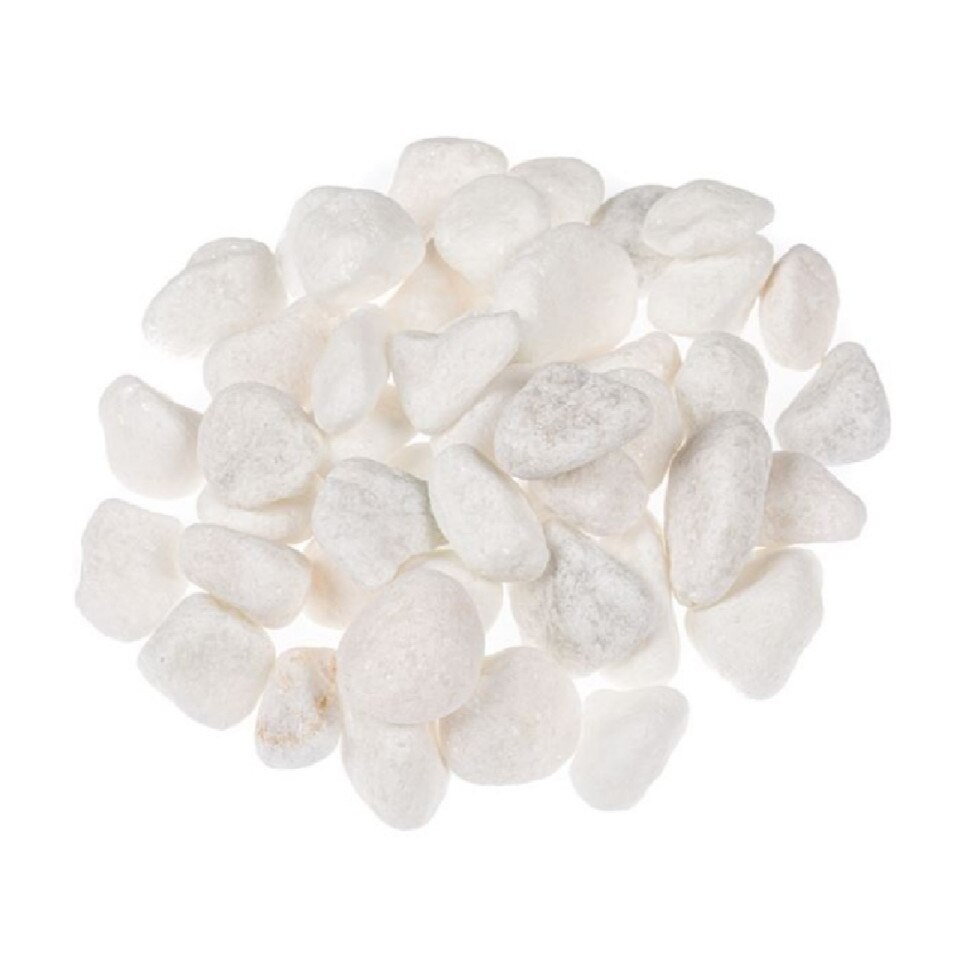 Pietre decorative, 1 kg, alb - eMAG.ro