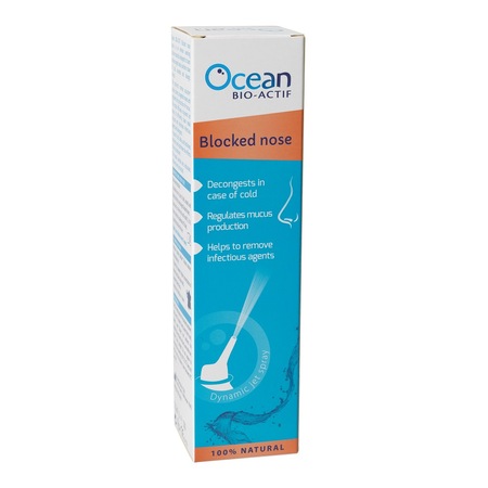 Spray nazal, solutia marina opti-ionica, nas infundat, Ocean BIO-ACTIF ...