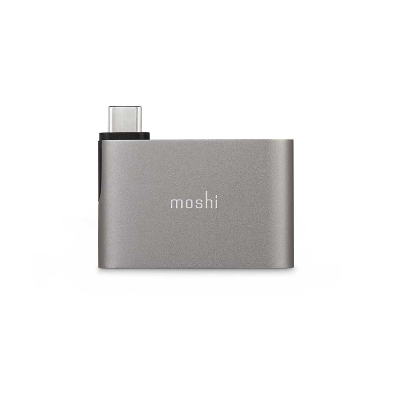 Adaptor USB-C la USB-A, Moshi, 4K HDR si PD, Gri - eMAG.ro