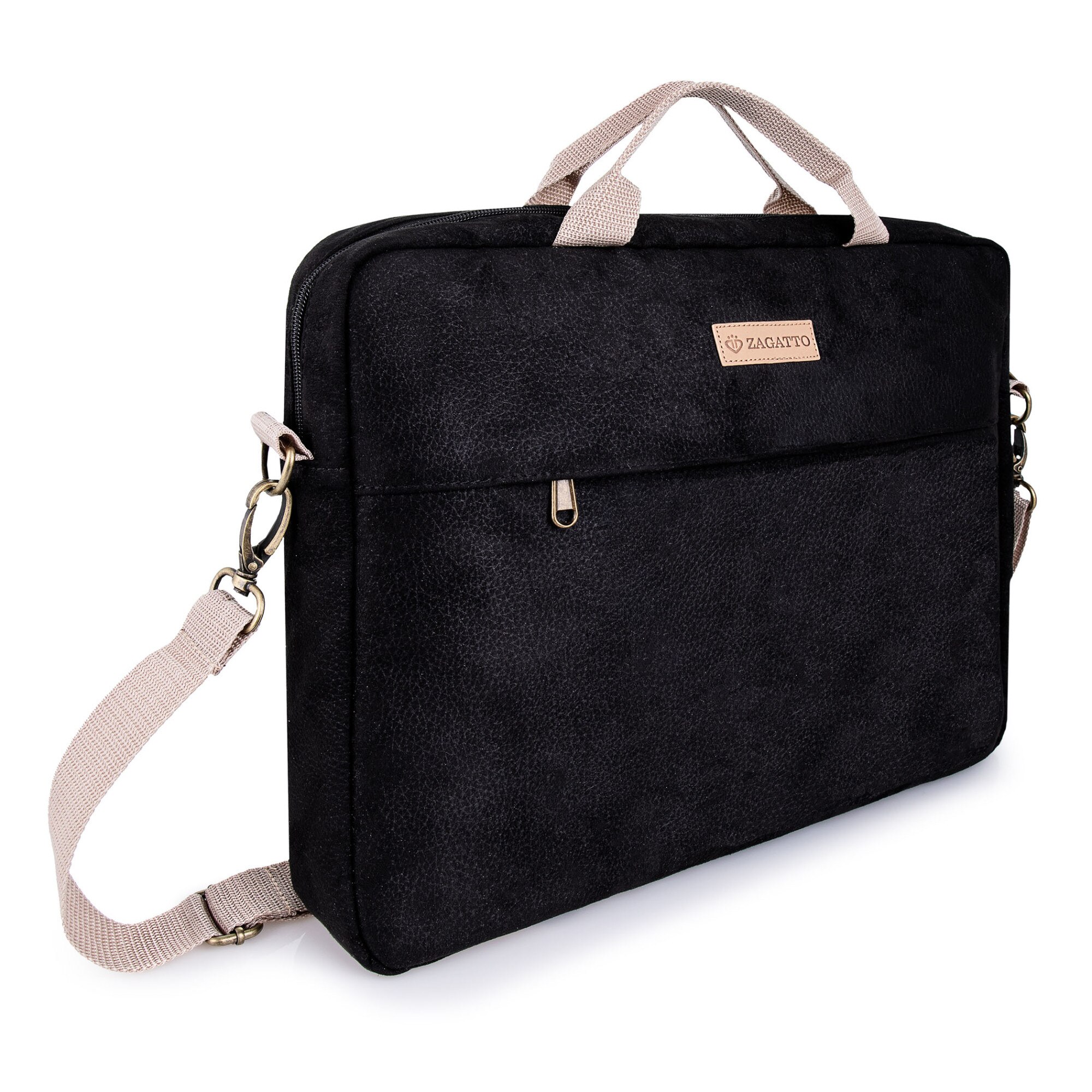 Geanta laptop dama, Zagatto, Villa Eco, ZG615, 15.6", Piele ecologica ...