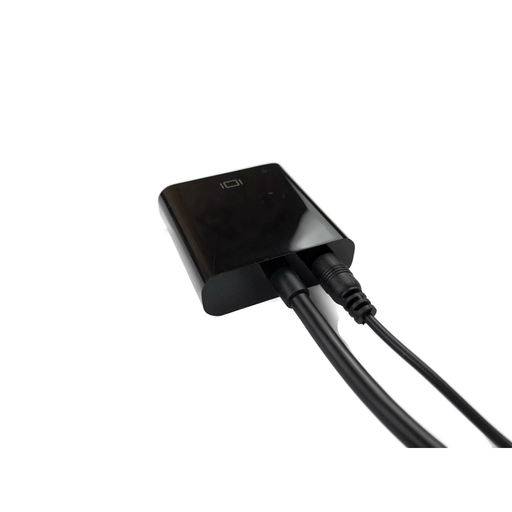 Adaptor micro HDMI la VGA + mufa audio de 3,5 mm, Negru - eMAG.ro