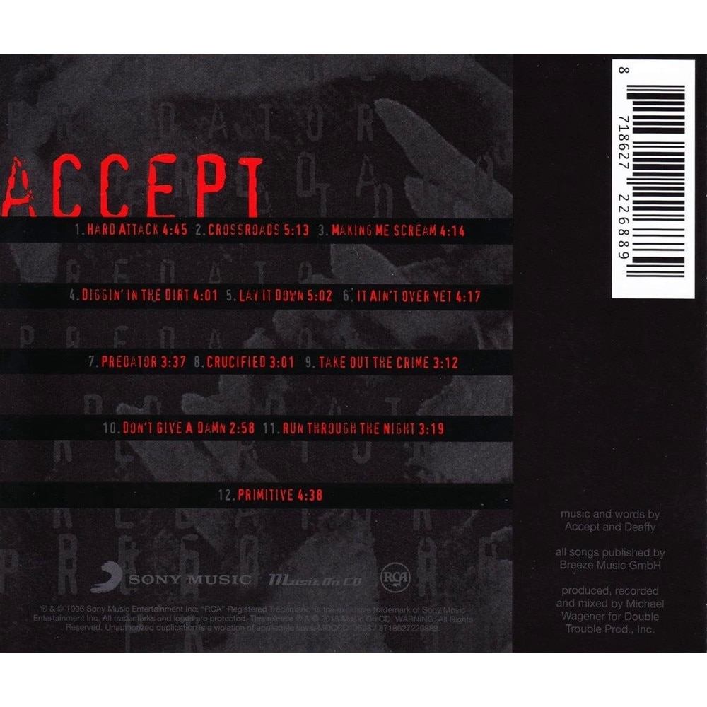 Accept - Predator (cd) - eMAG.bg