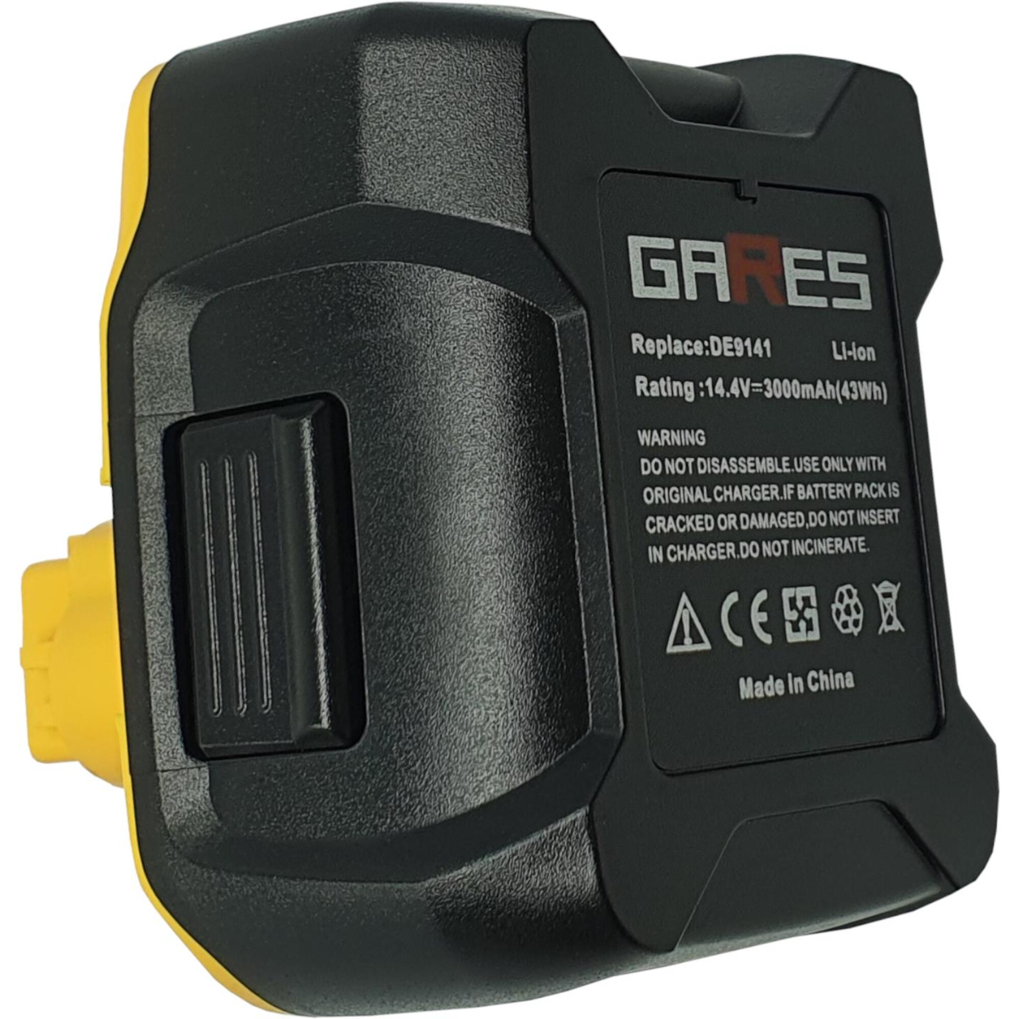 Baterie Gares 14.4V 3Ah pentru DeWalt DC528 DW984 DC728KA DC984KB ...