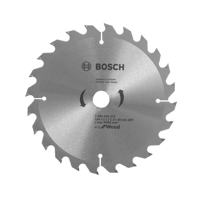 Disc circular Bosch Eco pentru lemn 190x2.2/1.4x20/16 mm 24T - eMAG.ro