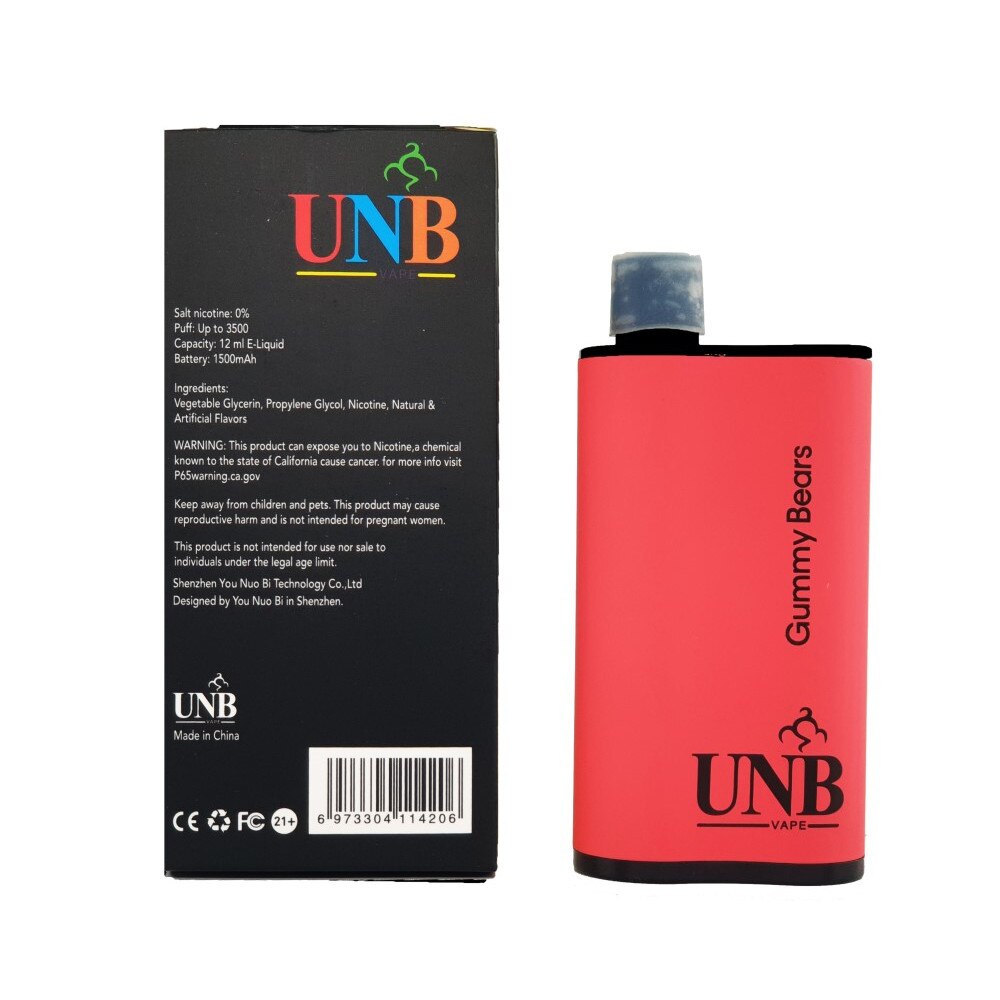 Tigara electronica UNB INFINITY de unica folosinta, 3500+ puff, Gummy ...