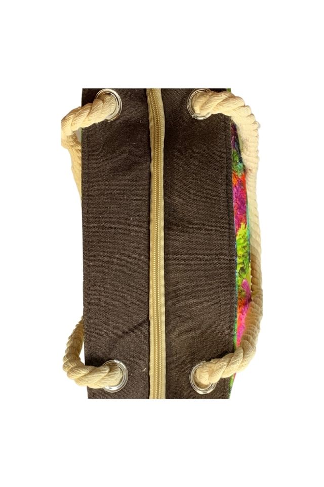 Geanta casual de vara, Dacali, vernil/mov - eMAG.ro