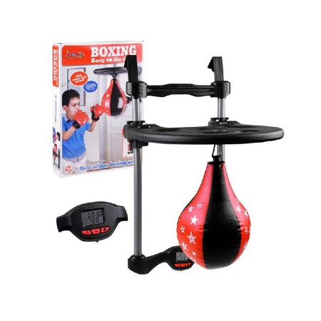 Para box copii, Ramiz, 67 x 34 x 49 cm, Rosu/Negru - eMAG.ro