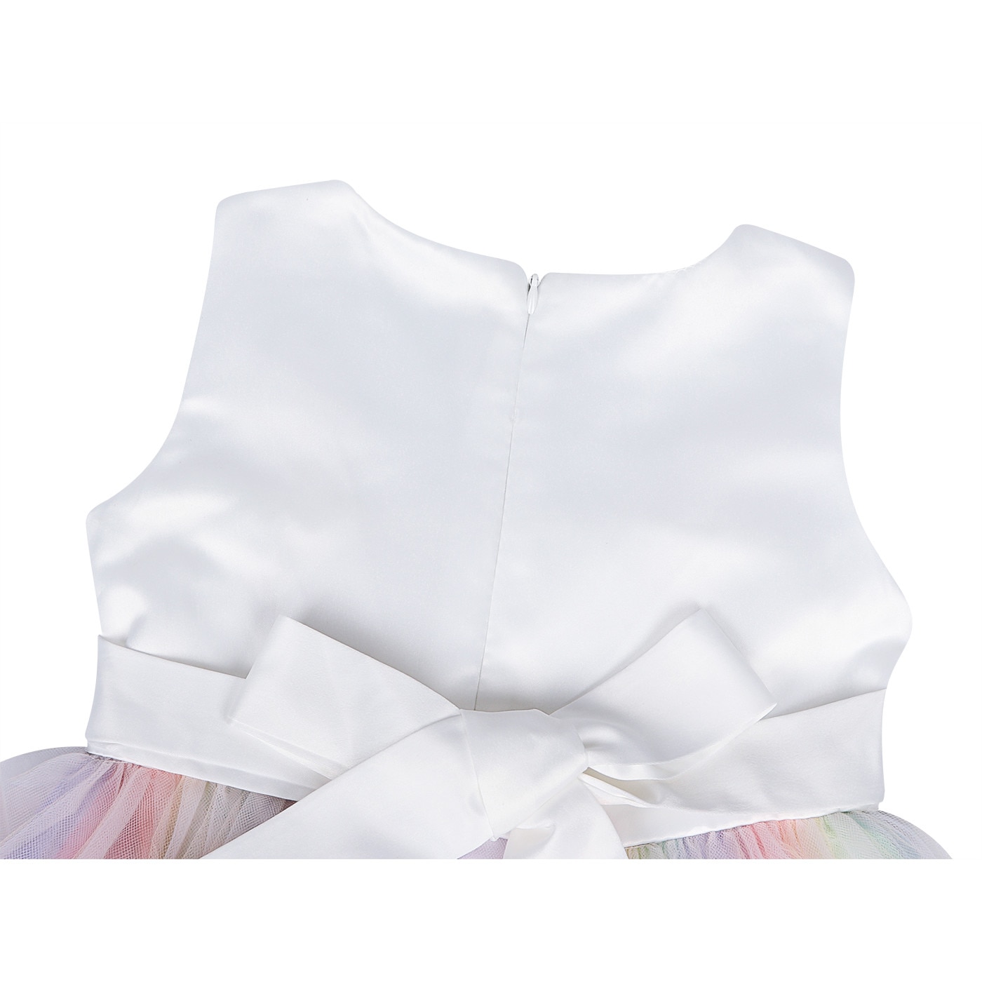 Rochie Unicorn, AmzBarley®, 11-12 ani, 150 cm, Alb - eMAG.ro