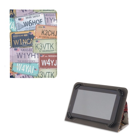 Univerzális TabletPC tok, mappa tok, 7-8", stand, number plate - eMAG.hu