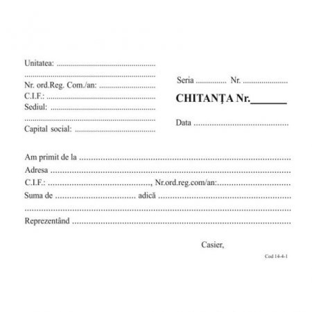 Chitantier Autocopiativ, Format A6, 3 Exemplare - eMAG.ro