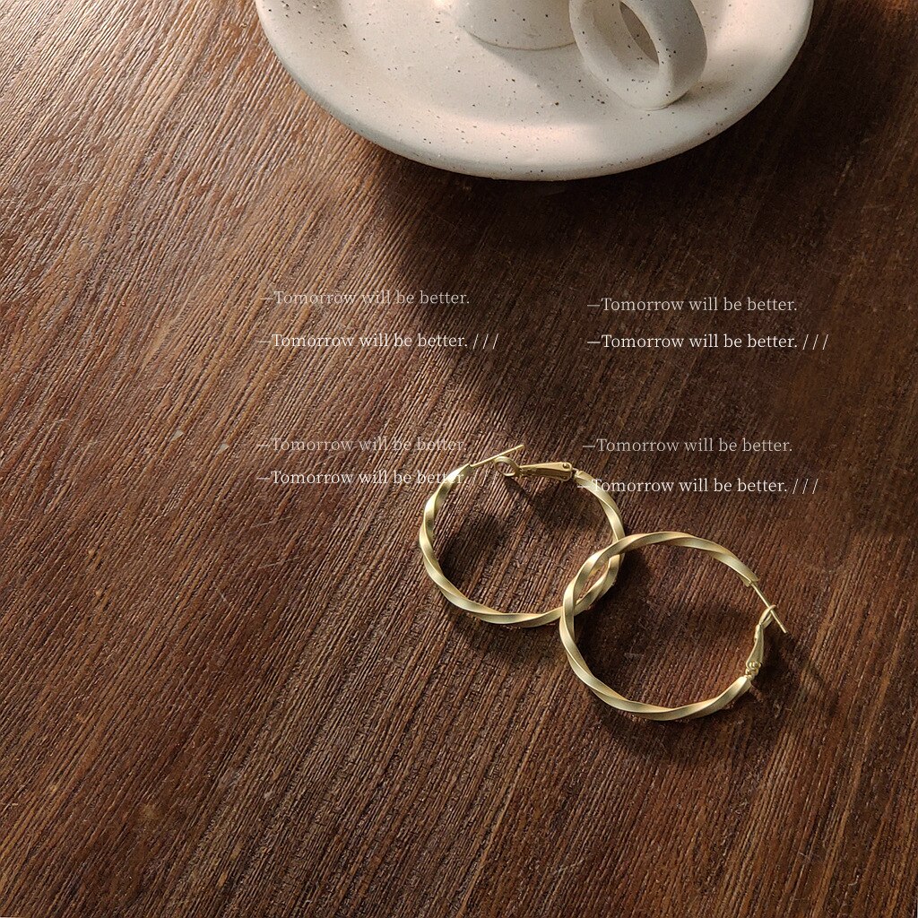 Cercei dama, Alama, Forma rotunda, Auriu - eMAG.ro