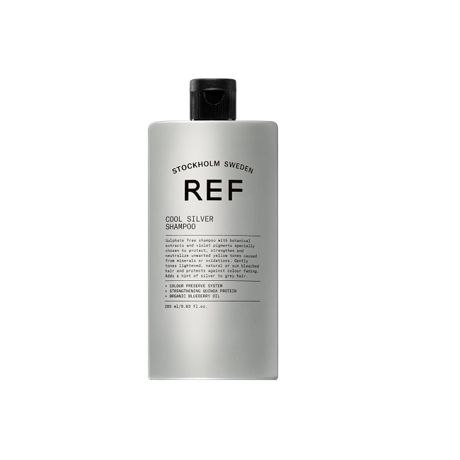 REF Cool Silver Shampoo neutralizáló sampon platinaszőke és ősz hajra 285 ml - eMAG.hu