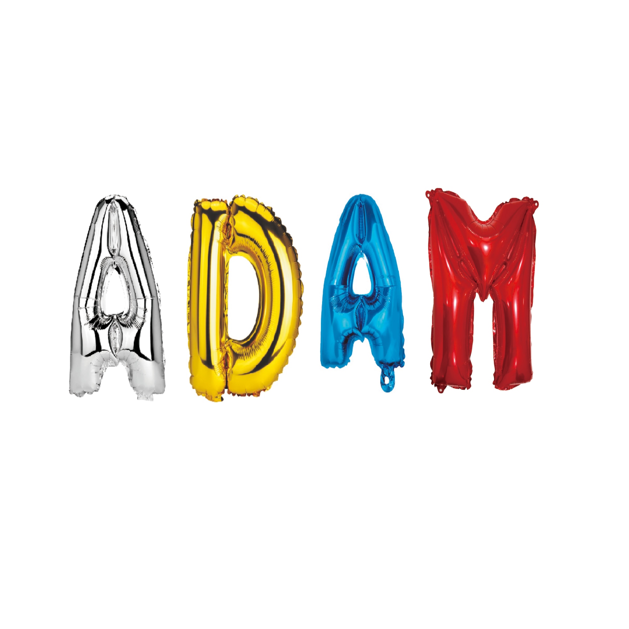 Комплект балон Adam Name, многоцветен, 40 см - eMAG.bg