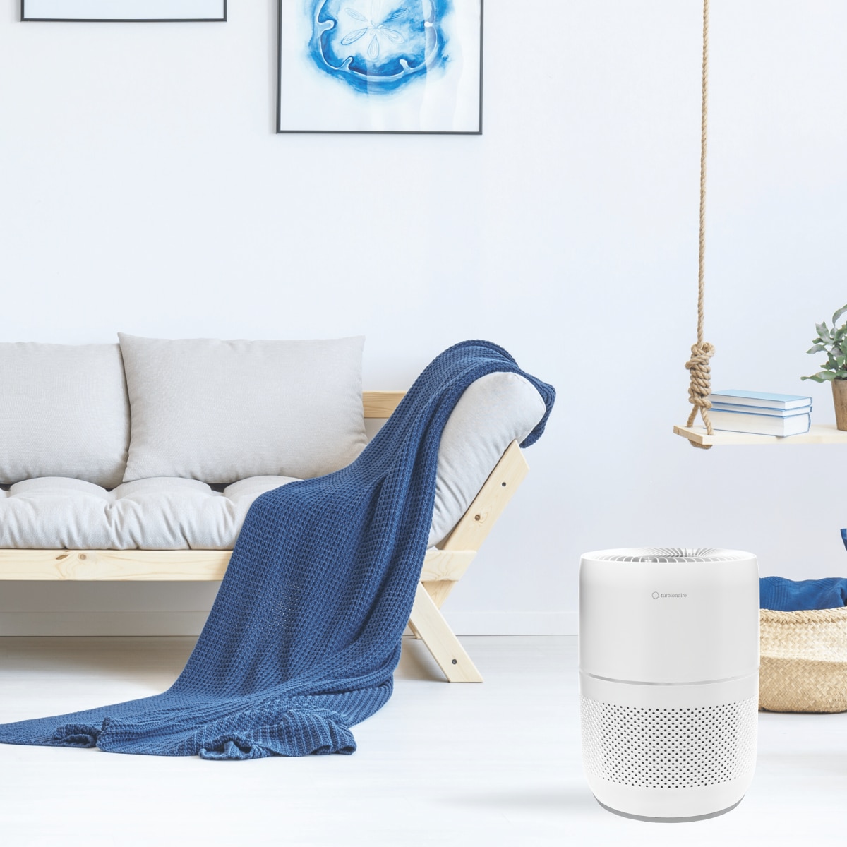 Purificator de aer Turbionaire D20AD, Filtru T-Yellow True HEPA, Filtru ...