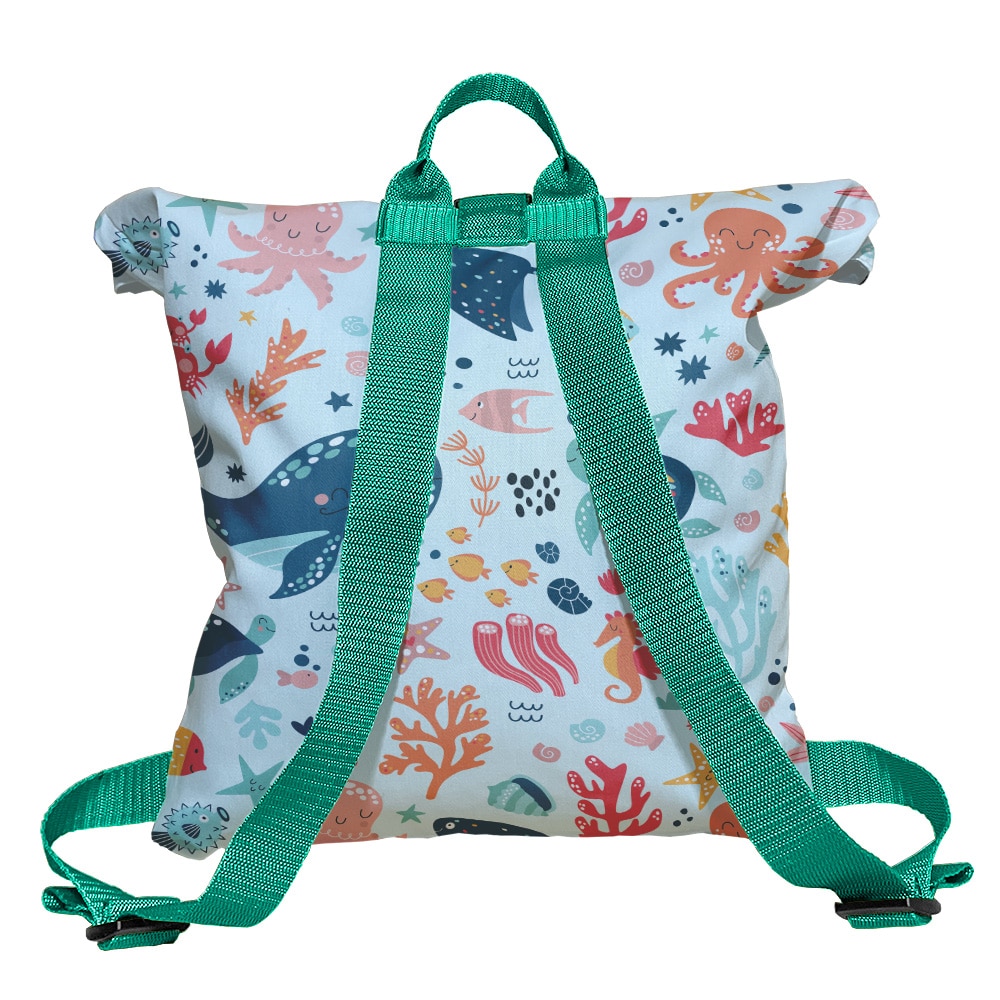 Rucsac Handmade Backpack pentru Copii, Lumea Subacvatica, Multicolor ...