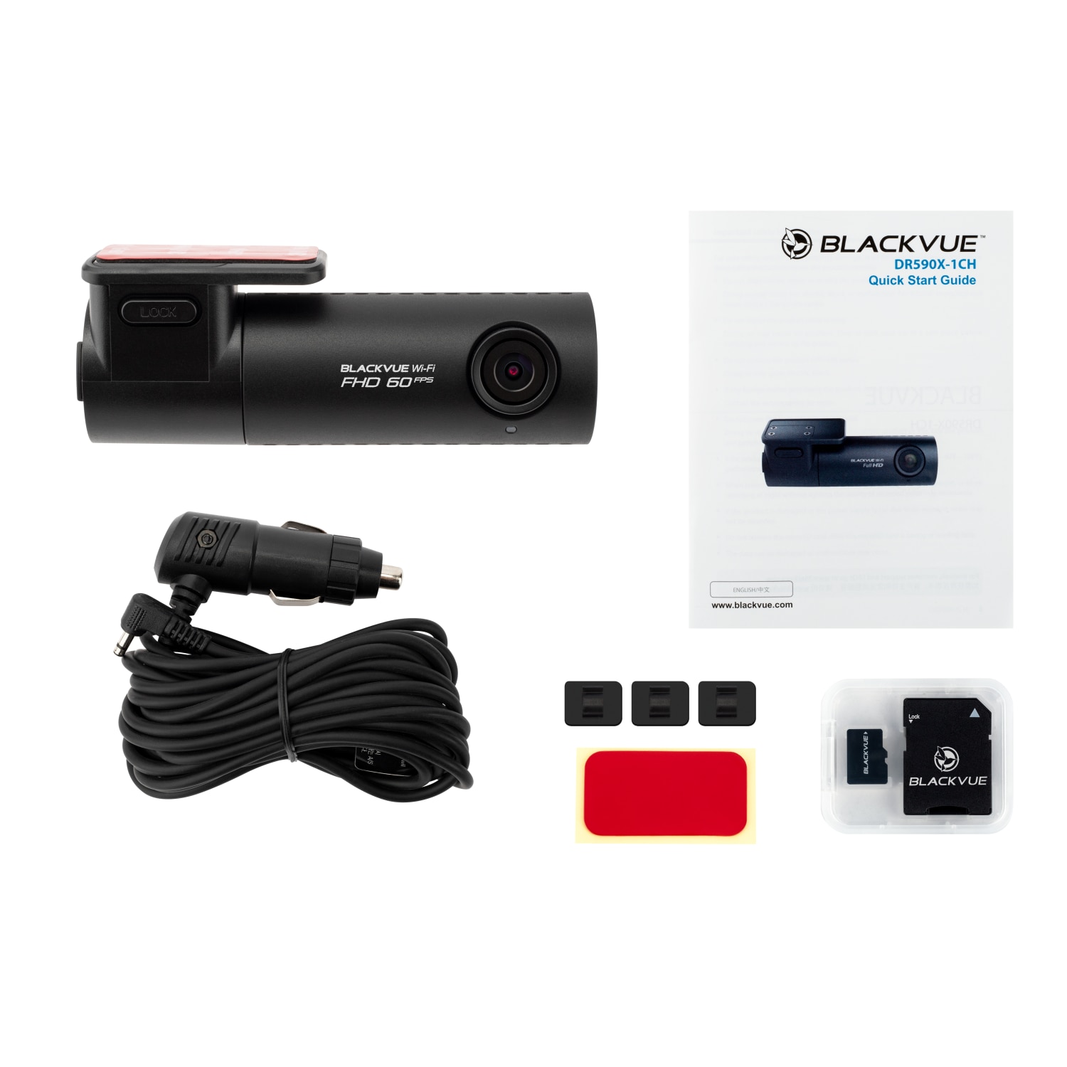Camera auto DVR BLACKVUE, model DR590X-1CH 32G, FullHD, 60FPS, senzor ...