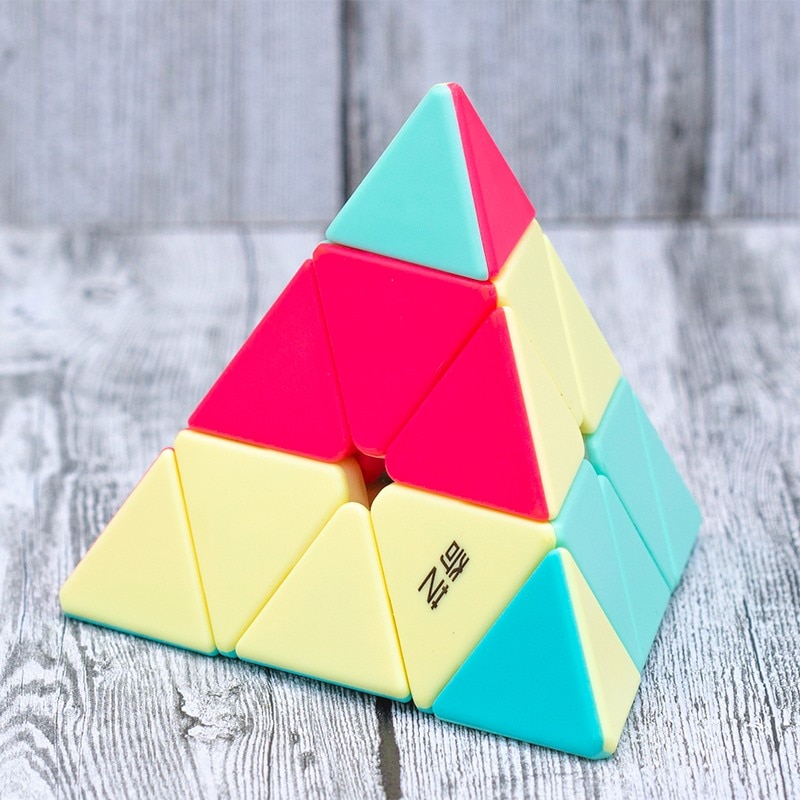 Cube Magic 3x3x3, QiYi Qi Ming Pyraminx Neon SpeedCube, без лепенки ...