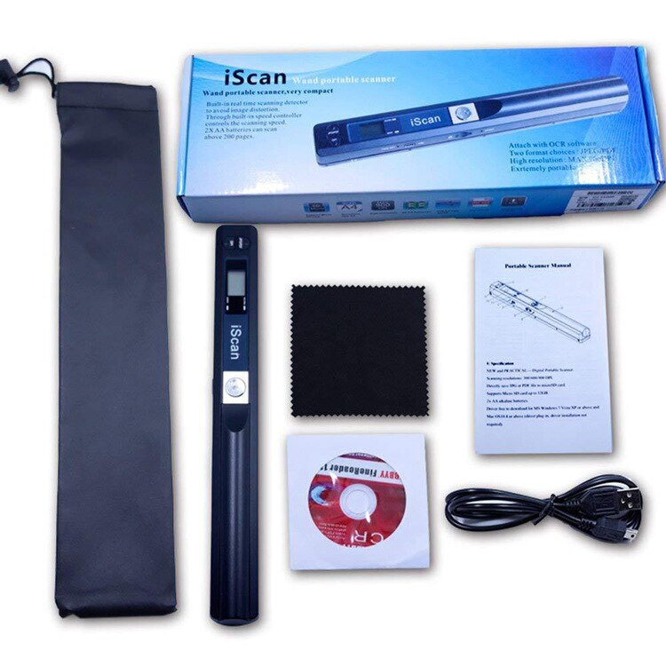 Scanner Portabil Mini De 900DPI Cu Ecran LCD, JPG/PDF, Tip A4 ...