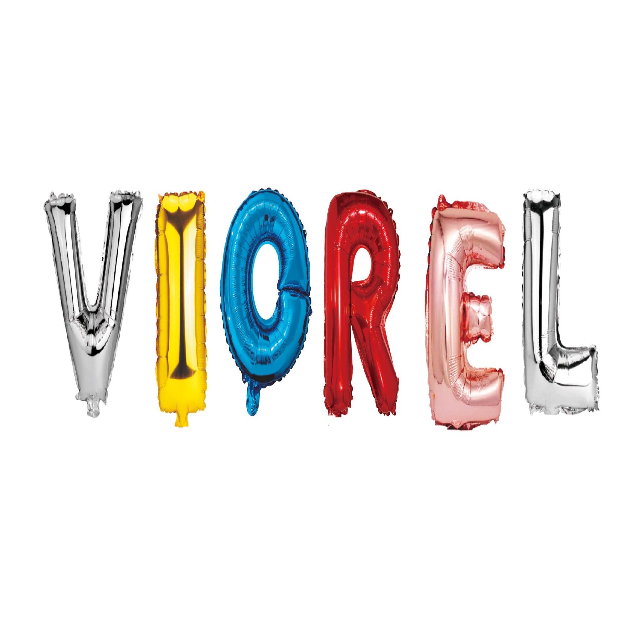 Set Baloane Numele Viorel, Multicolor, 40Cm - eMAG.ro