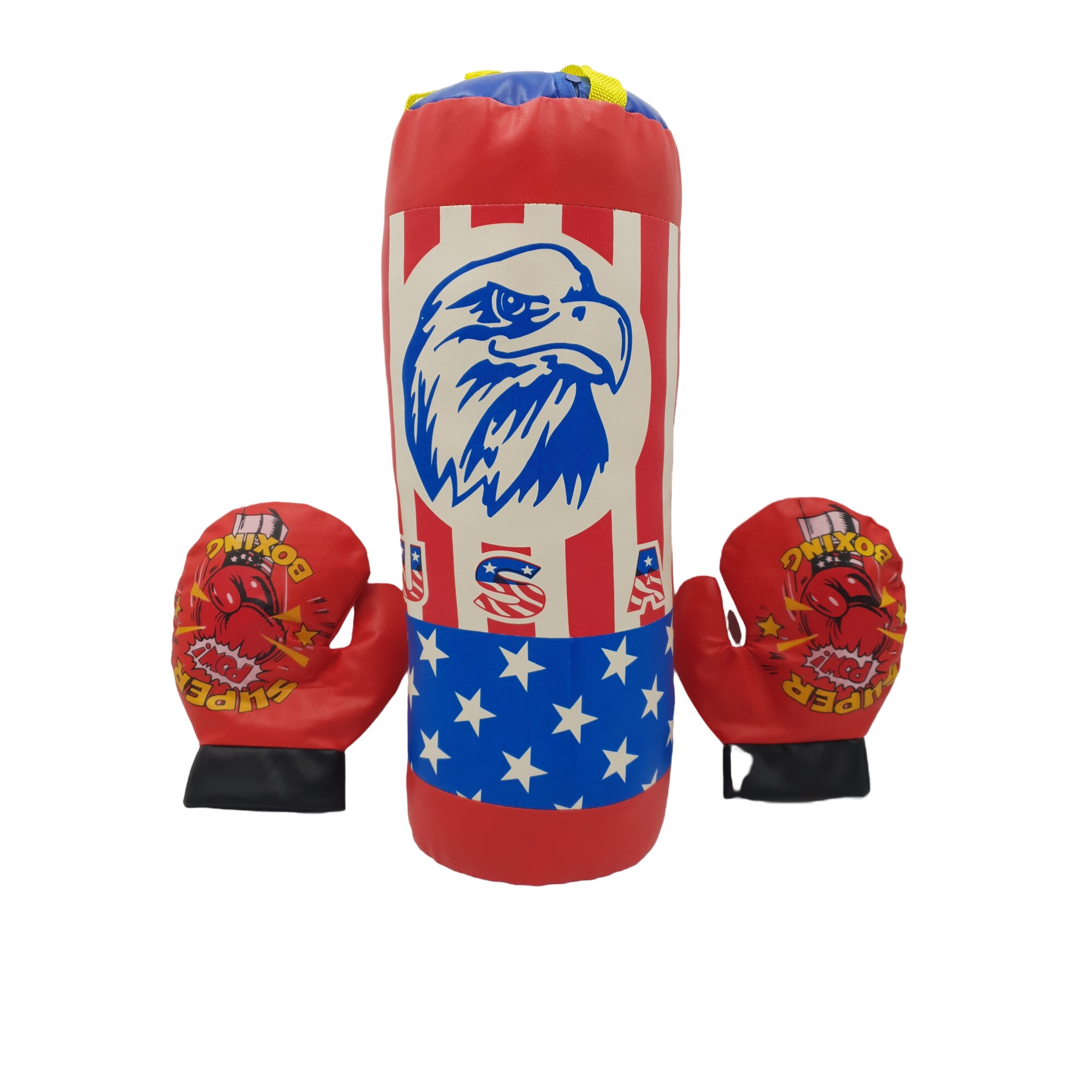 Set Sac si Manusi de Box pentru Copii, 40x13 cm, +3 Ani, Utility One ...